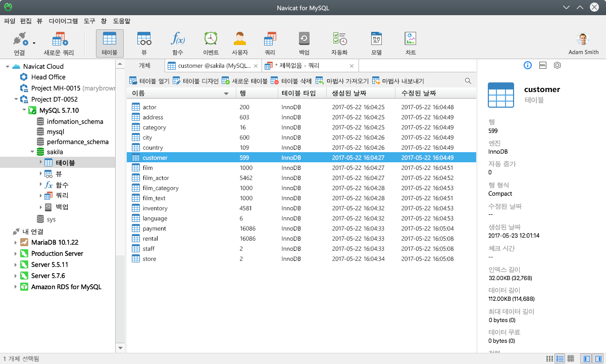 Navicat for MySQL Product Info (KR)