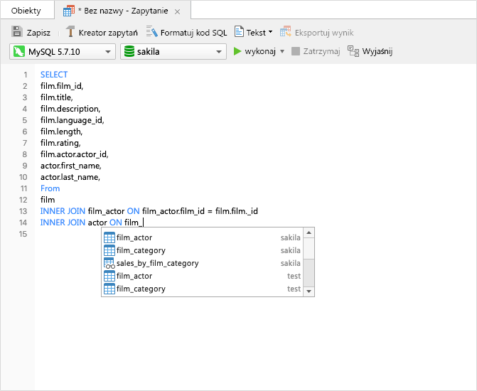 Navicat for MySQL | Narzędzia programistyczne i administracyjne dla baz ...