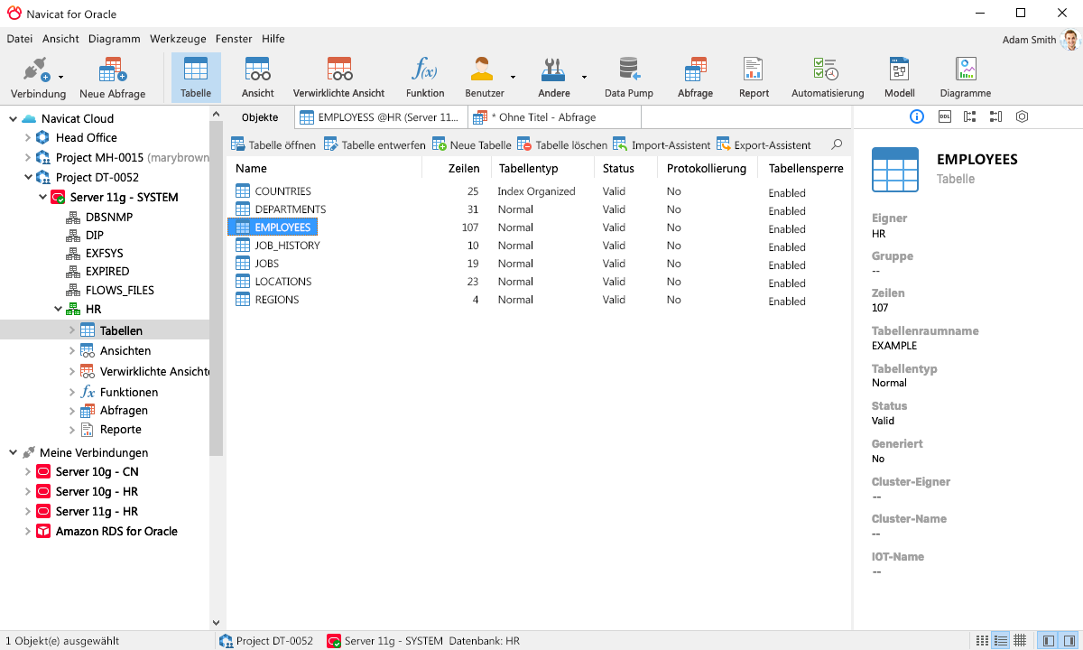 Navicat for Oracle | Die beste Oracle Verwaltungs- & Entwicklungssoftware