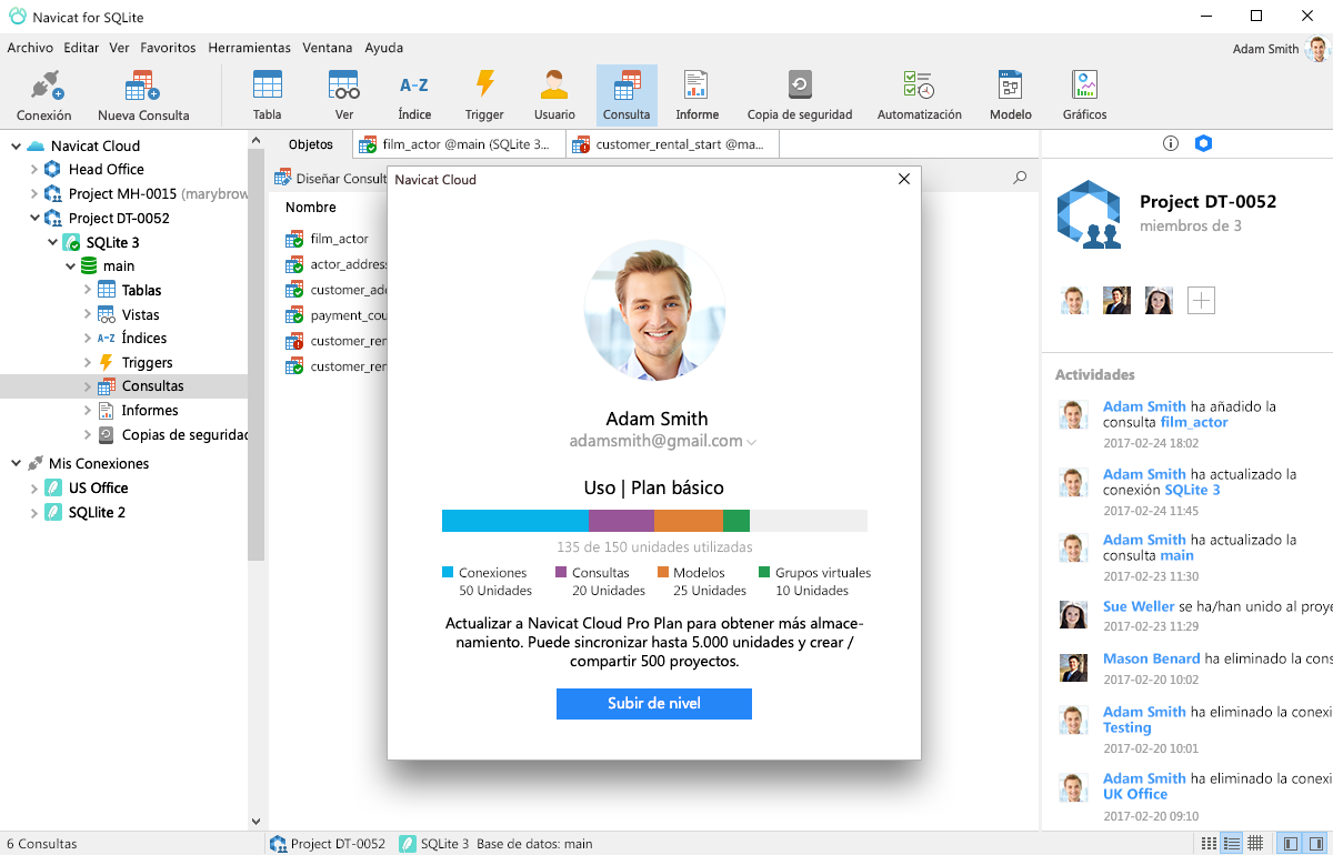 Navicat for SQLite | Potente herramienta de gestión de bases de datos ...
