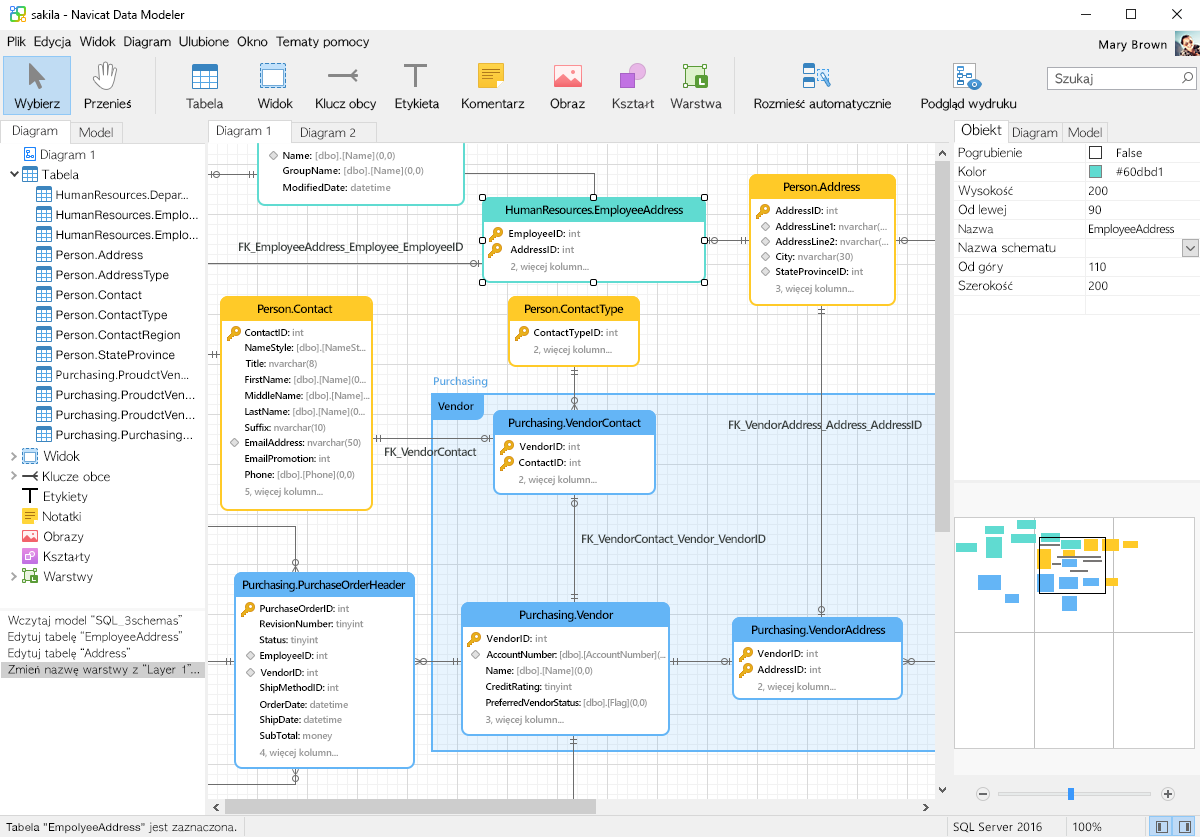 Navicat Data Modeler | Najwyższej klasy narzędzia modelowania struktur ...