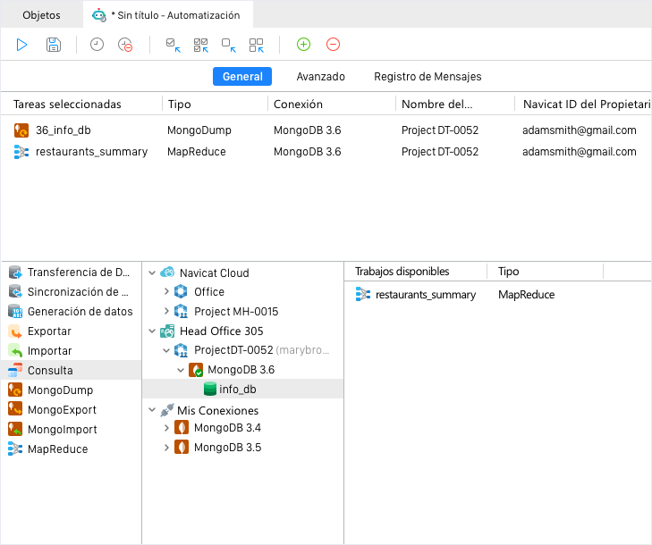Navicat for MongoDB | Herramienta de desarrollo y de administración de ...