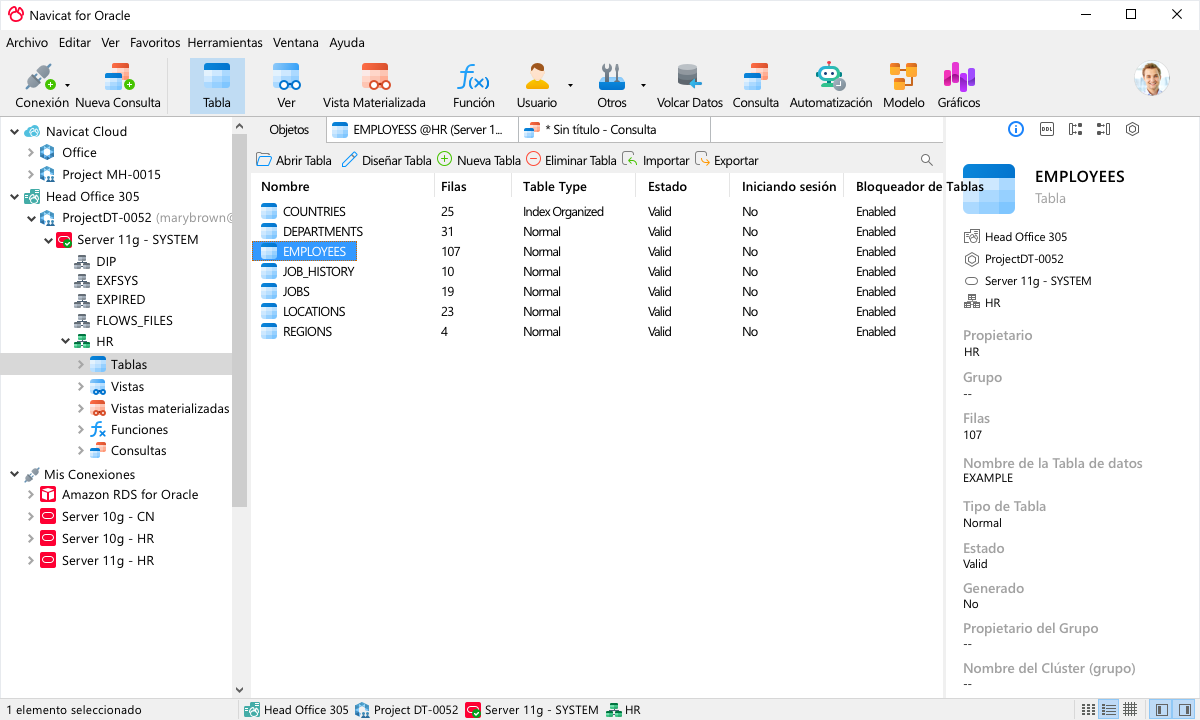 Navicat for Oracle | El mejor software de administración y desarrollo ...