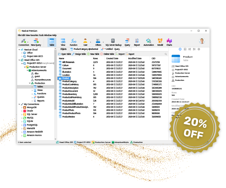 Navicat Gui Db Admin Tool For Mysql Postgresql Mongodb Mariadb Sql Server Oracle And Sqlite