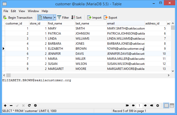 Navicat for MariaDB - L.spot