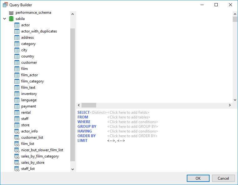 Design SELECT Queries using Navicat's Query Builder (Part 1)