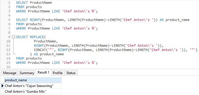 How To Perform A Search And Replace In SQL
